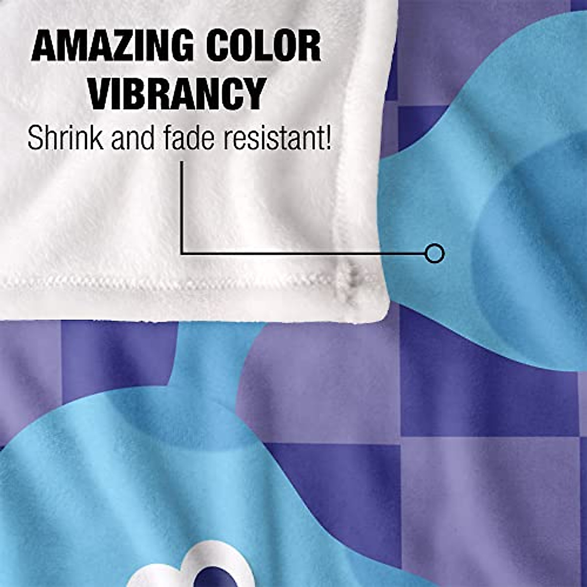 Blues Clues Blanket, 50"x60" Blue's Clues Large Blue Silky Touch Super Soft Throw Blanket