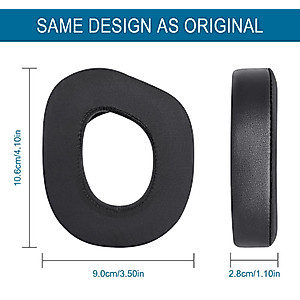 Cooling Gel Ear Pads for Turtle Beach Stealth 700 Gen 2 / Stealth 700 Gen 2 MAX Wireless Gaming Headset, GVOEARS Replacement Cushions with Ice Silk Fabric, Thickness & Sound Isolation - Black