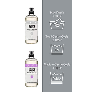 Molly's Suds Delicate Wash Liquid Laundry Soap | Clean, Simple Ingredients | Gently Removes Stains and Deodorizes | Unscented, 16 fl oz