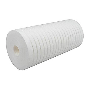 Clear Choice Sediment Water Filter 1 Micron 10 x 4.50" Water Filter Cartridge Replacement 10 inch RO System 9108-44 DEV9108-44 DGD-5005, WHKF-GD25BB, 8-Pk