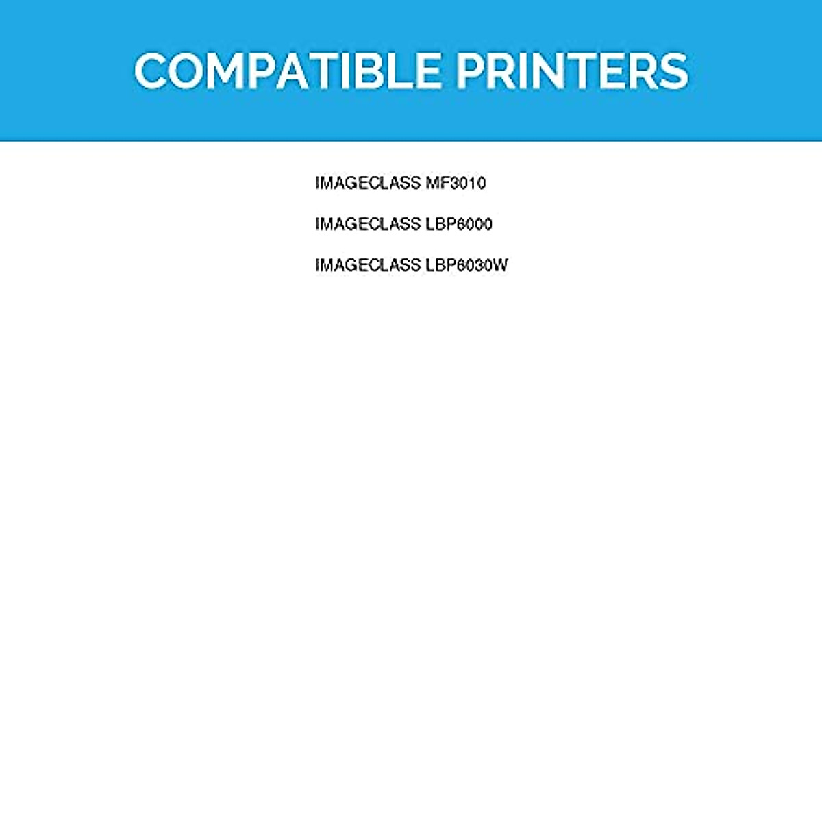 LD Compatible Toner Cartridge Replacement for Canon 125 3484B001AA (Black, 2-Pack)