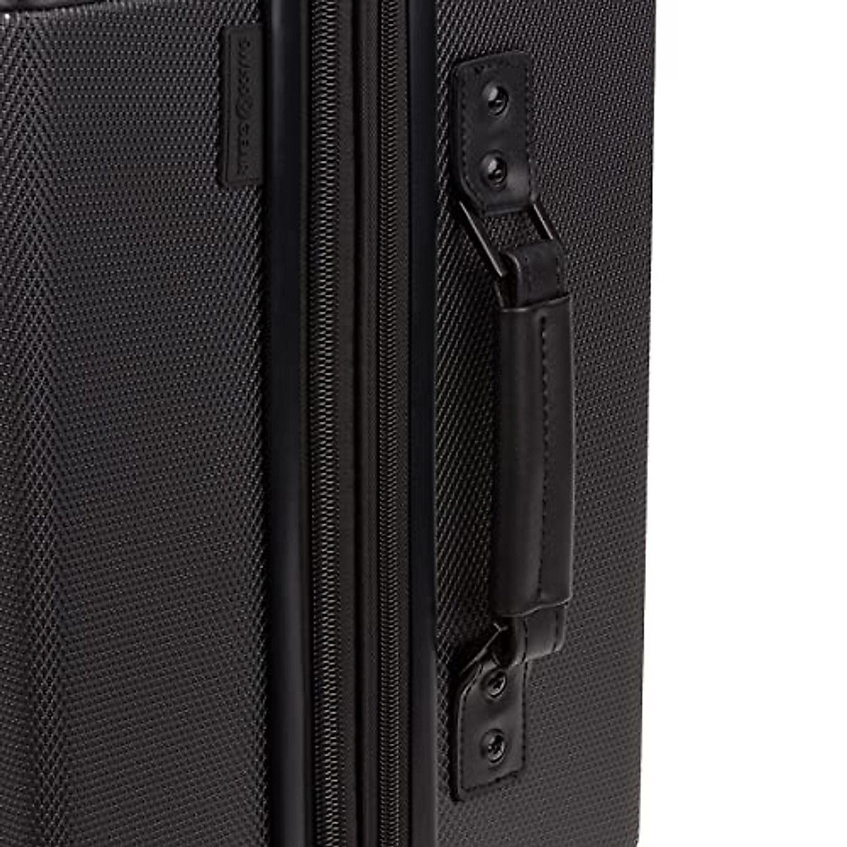 SwissGear 7739 Hardside Luggage Trunk with Spinner Wheels, Black, Checked-Large 26-Inch