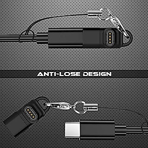 Seltureone (2 Pack) Type C Adapter for Garmin Watch Charger Connector, USB C Charging Converter Accessories for Garmin Fenix 7 7X 5s 6 6X/ Instinct 2/ Venu/Vivoactive 4/Forerunner 955 255 255s