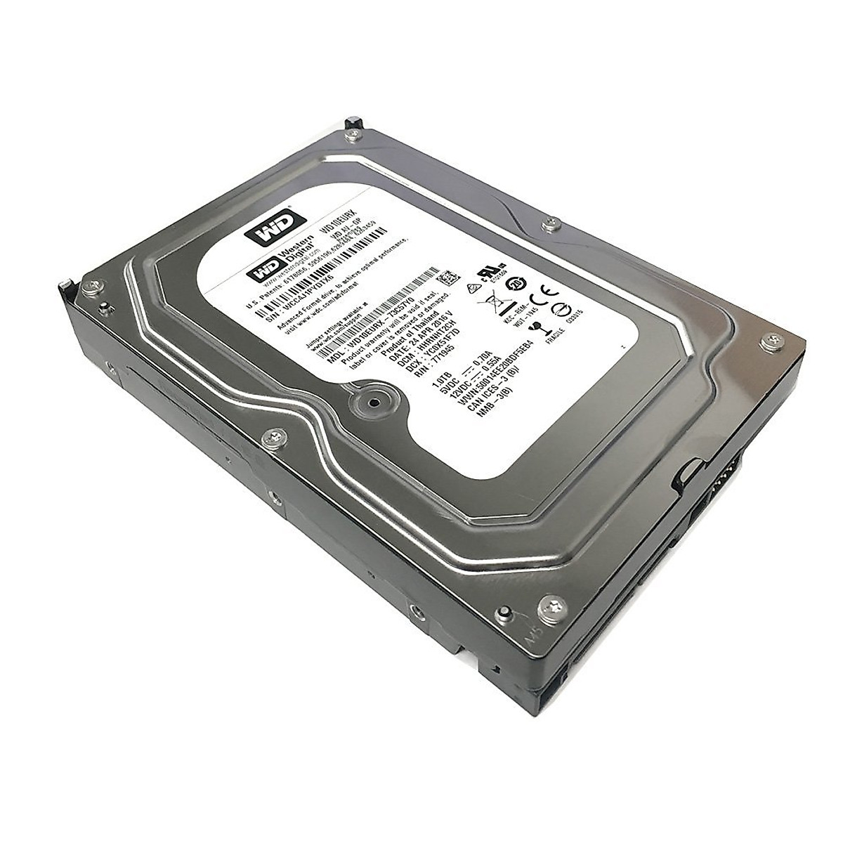 Western Digital AV-GP WD10EURX 1TB IntelliPower 64MB Cache SATA III 6.0Gb/s 3.5in Internal Hard Drive [Renewed]- w/1 Year Warranty