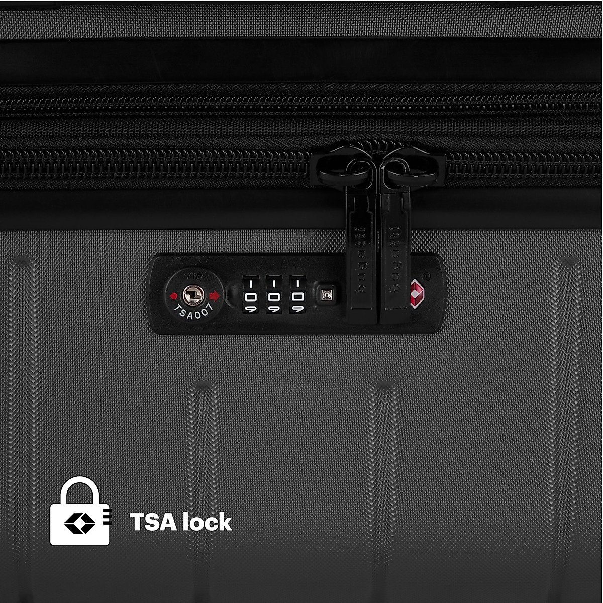 Bugatti - Hamburg Collection - luggage- 100% Polycarbonate (Black, 3 pcs Set)