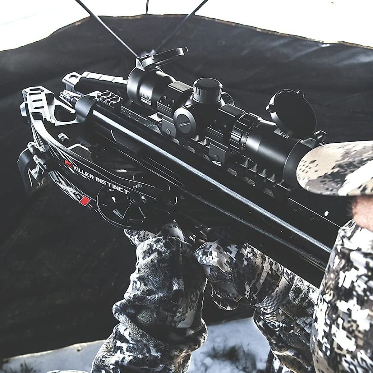 Killer Instinct's Lumix Speedring™ Crossbow Scope! This Scope Has an Adjustable Ring for Varying Speeds If You are Using Our Heavier Hypr KE Crossbow Bolts! This Scope is 1.5-5 X 32
