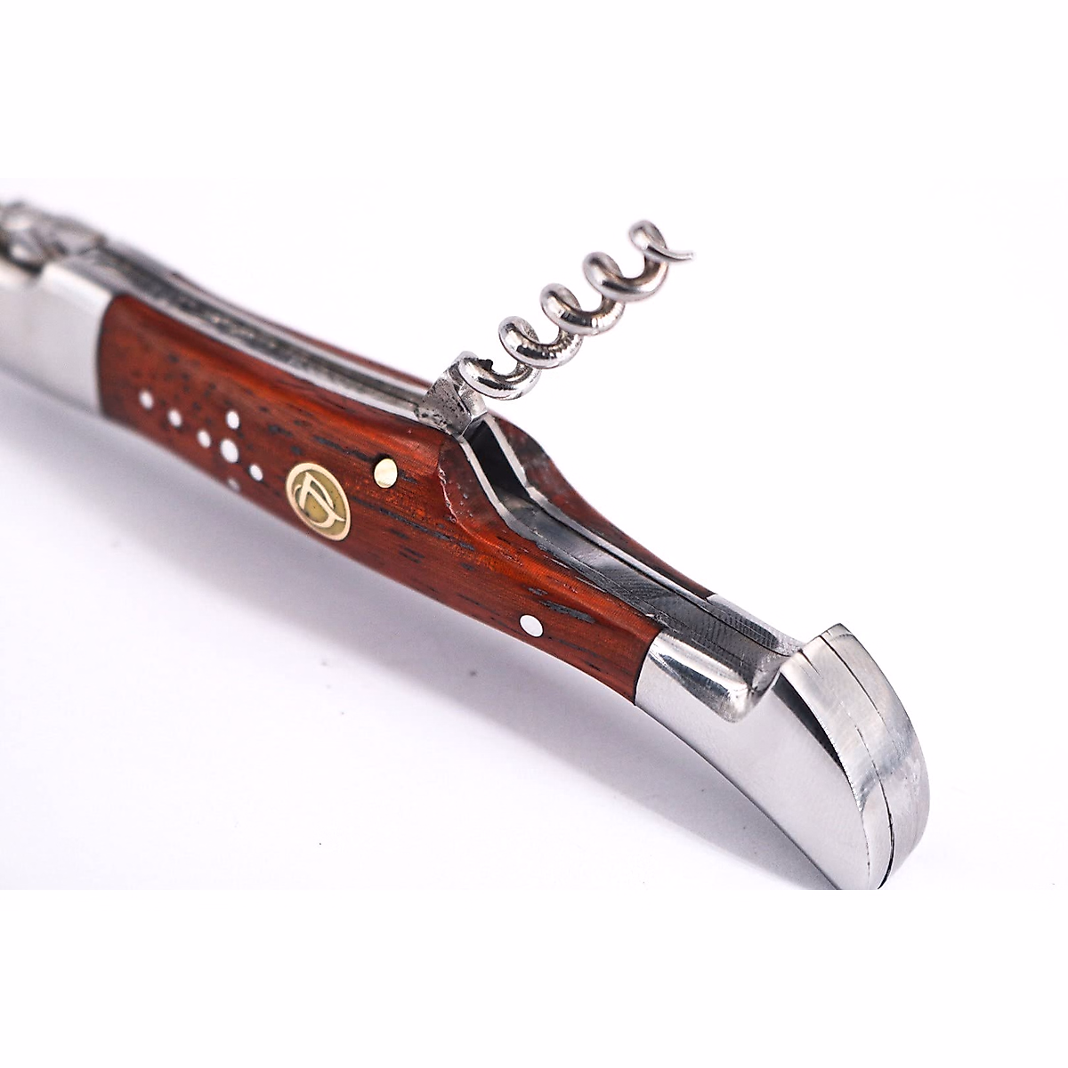 Dura Knives Dk-04 Luxembourg Original French Laguiole Knives Pocket Folding Knife Paddock wood Handle 5.6" Closed