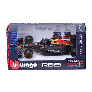 Xiangtat Bburago 1:43 2023 F1 Red Bull RB19 No. #1 Max Verstappen Ferrari Mercedes Formula Racing Alloy Car Diecast Model (RB19 No.#1)