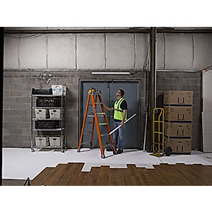 Louisville Ladder FS1504 4' Fiberglass Step Ladder, 4 feet, Orange