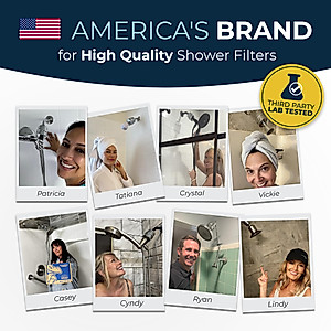 HammerHead Showers® ALL METAL Shower Head Filter Replacement Cartridge – High Output KDF Shower Filter, Targets Chlorine and Heavy Metals – (1 Pack)