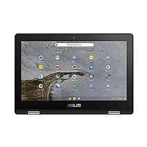 Asus Chromebook Flip C214MA-YS02T-S Water Resistant Chromebook Laptop, 11.6 inch 360 Touchscreen 2 in 1, Intel N4000, 4GB LPDDR4 RAM, 32GB Storage, Mil-Std 810G Design, Chrome OS, Stylus (Renewed)
