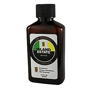 Sir Henry's Aftershave, Soothes, Tones, and Refreshes (Island Estate)