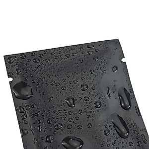 QQ Studio Matte Food-Safe Foil Heat Sealing SlickSeal™ Pouches for Confections and Candy (200 Black, 2.25" x 3.5")