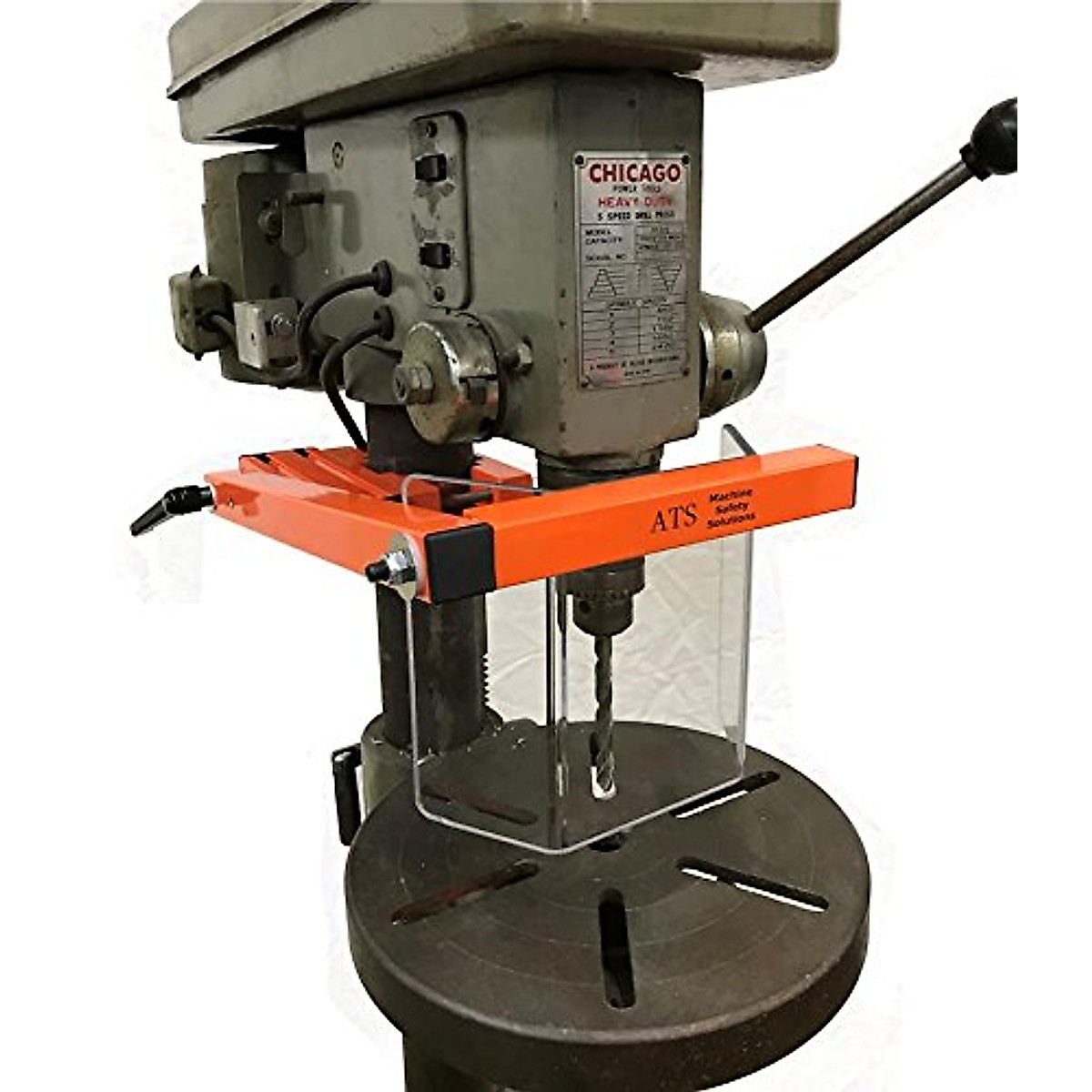 ATS Safety, Drill Press Guard - Econ-Series Drill Press Accessories, Part # DPG-ES1
