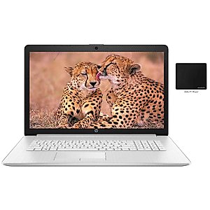 hp Newest 17.3" FHD Business and Student Laptop, 11th Gen Intel Quad-Core i5-1135G7 up to 4.2GHz, 16GB DDR4 RAM, 512GB SSD, WiFi, Webcam, HDMI, Bluetooth, Windows 10 with GalliumPi Accessories