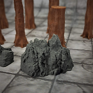 Extruded Gaming Redwood Trees Set 2