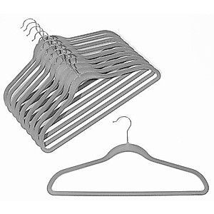 ClosetHangerFactory Slim-Line Platinum Shirt/Pant Hangers