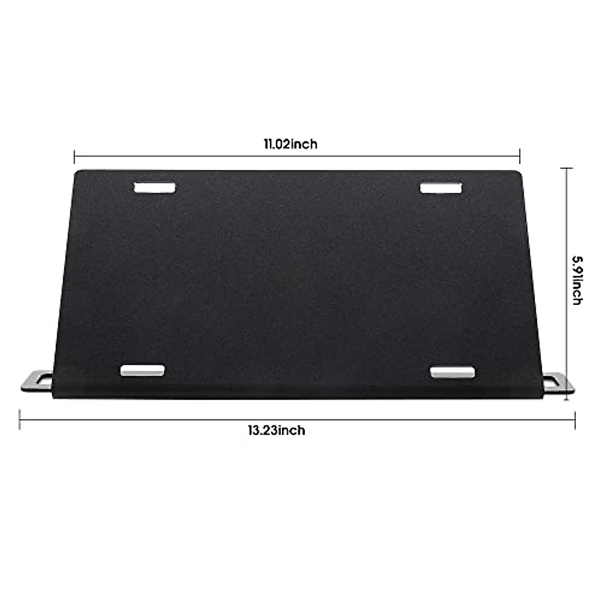 BESTAOO Front License Plate Frames for Ford Bronco, Aluminum Alloy Car License Plate Mounting Bracket Holder for Ford Bronco 2021 2022 2023 2024, Easy Installation (Black)