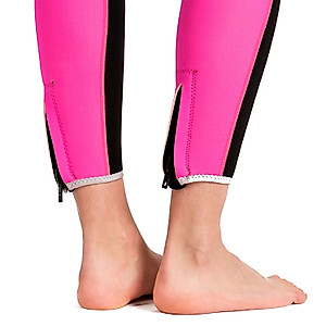 Wetsuit Women by Aqua Polo | for surfing scuba diving kayaking paddleboarding | 3mm neoprene | US Size (6T)