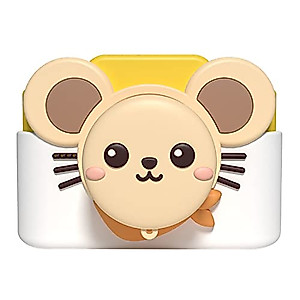 LINXHE Gift Kids Camera Toys for Girls Boys, Compact Cameras for Children, with 2.4” Color Display Screen & Micro-SD Card Slot for Children (Color : Yellow, Memory Card : with 32g Memory Card)