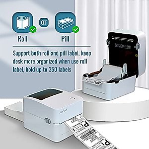 Thermal Label Printer- Hudoo High Speed 152mm/s Shipping Label Printer for Small Business Owner, Compatible with Amazon, Ebay Shopify and Worked with USPS USP FedEx 4X6 Label Printer