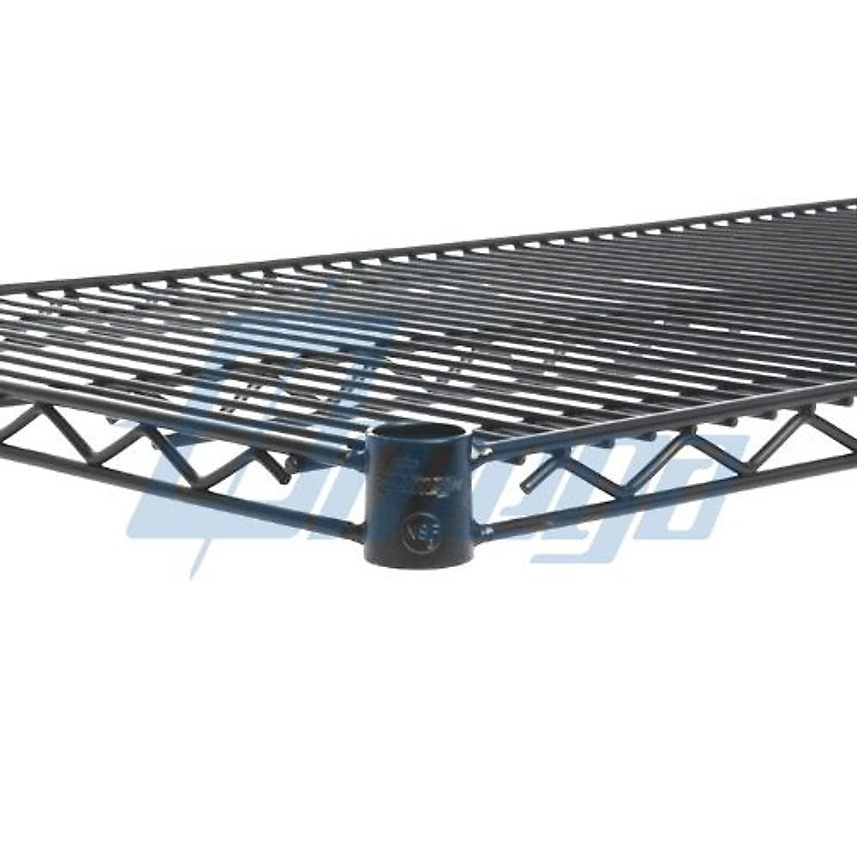 Omega 18" x 30" x 63" 5 Tier Black Wire Shelving