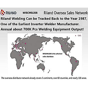 Riland ARC 160 GS Arc Welder Dual 110V/220V IGBT Inverter MMA stick welding machine Arc force. Hot start, Anti-sticking