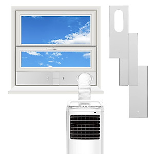 GOZFLVT Portable Air Conditioner Window Vent Kit,Sliding Window Vent Air Conditioner Suitable for Air Conditioner Hose with 5.1 Inches/13cm