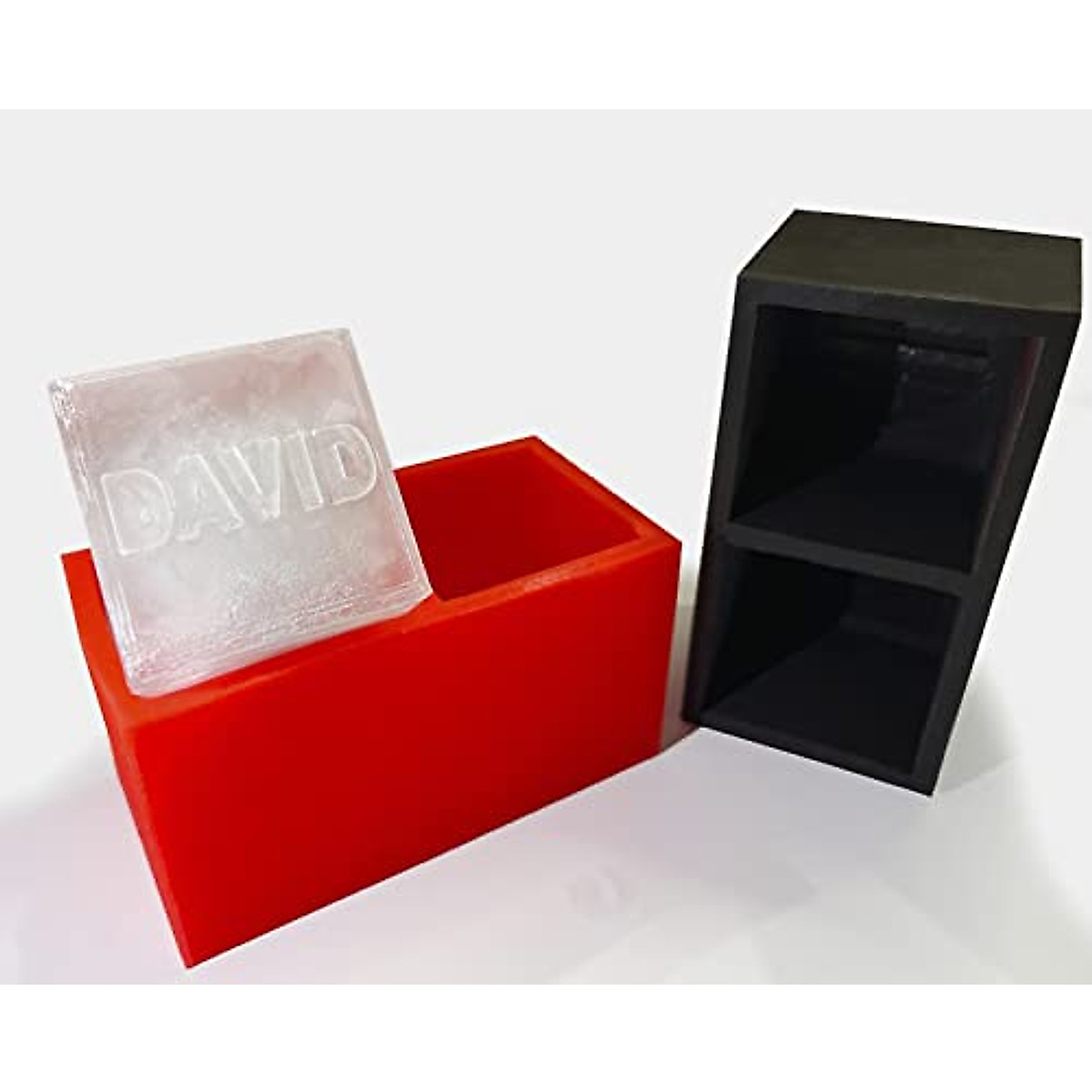 Custom Ice Cube Tray Mold with Text And Initials for Cocktail and Whiskey Ice makking tray Mold, Customized Silicone Ice Mold, Gift For Him, ice for Home Bar, Custom Ice Stamp