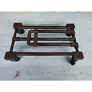 OUKITEL Hand Truck Foldable Dolly Cart, Portable Luggage Cart with 200lbs Capacity for Moving, Car House Office use.