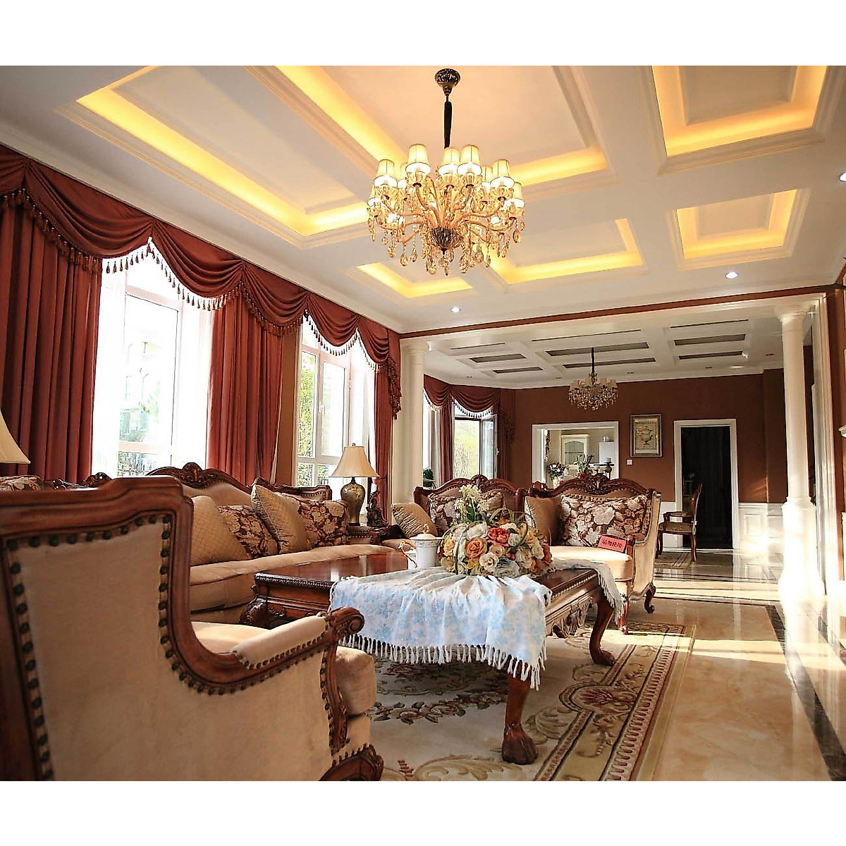 CRLight 2W Dimmable LED Candelabra Bulb 2700K Warm White, 250LM 25W Incandescent Equivalent, E12 Chandelier Candle Bulbs, C35 Clear Flame Shape Bent Tip, 360 Degrees Beam Angle, 10 Pack