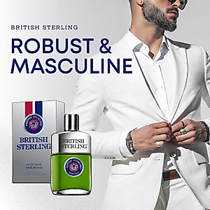 British Sterling Aftershave for Men By DANA 3.8 Oz