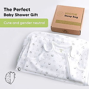 Organic Baby Sleep Sack Wearable Blanket - Baby Sleeping Bag 0-24 Months, Baby Swaddle Blankets for Baby Boy, Girl, Newborn, Infant, Baby Sleeper Swaddles, Baby Sleep Bag (KeaStory, Small 0-3M)