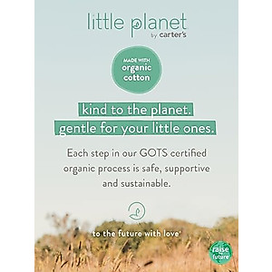little planet by carter's unisex-baby Sleep and Play made with Organic Cotton, Veggies, 6 Months