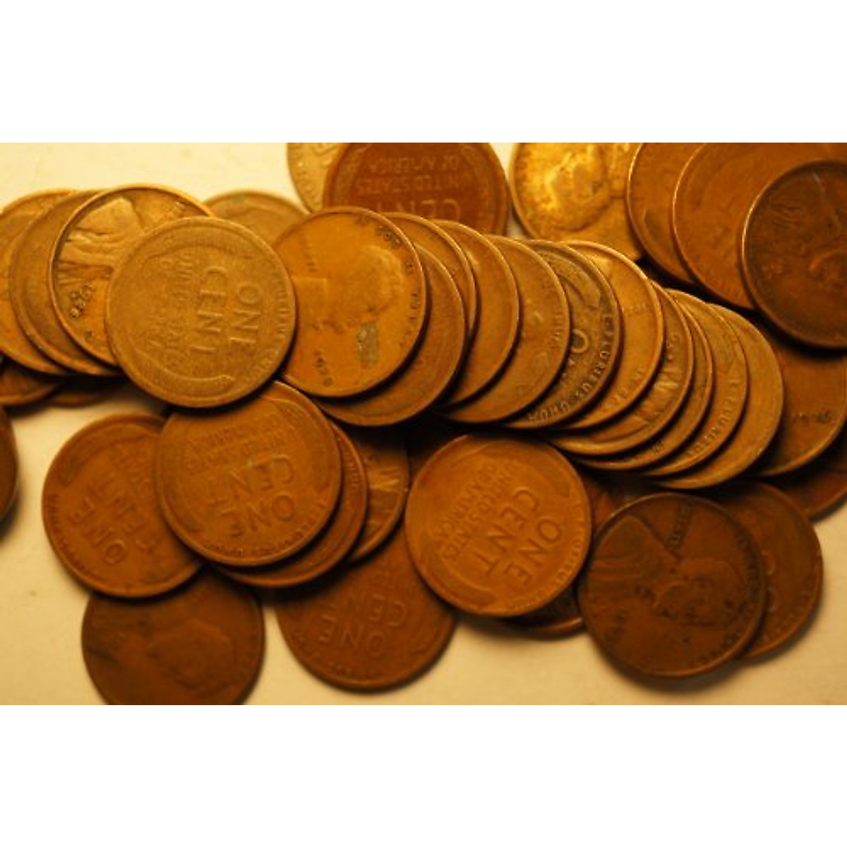 Lincoln Roll of Wheat Cent 1920 to 1929 P - S and D mintmarks