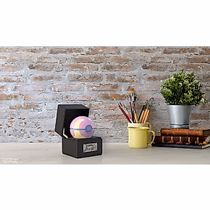 Pokémon Poké Ball Authentic Replicas - Realistic, Electronic, Die-Cast Poké Ball with Display Case Light Features - by The Wand Company (Heal Ball)