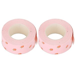 2 Packs Print Label Tape for Labeler Durable Thermal Paper Clear Writing Suitable High Temperatures Width Length