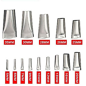 Caulking Nozzle Applicator,14 PCS Caulking Nozzle Stainless Steel Sealant Kit Perfect Caulking Finishing Nozzle Applicator Reusable Filling Operation Tool for Kitchen and Bathroom