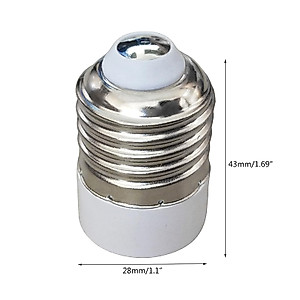 5pcs Fire Resistant LED Lamp Holder Converter Light Socket Bulb Base Splitter Extension Adapter Conversion Lighting Accessories