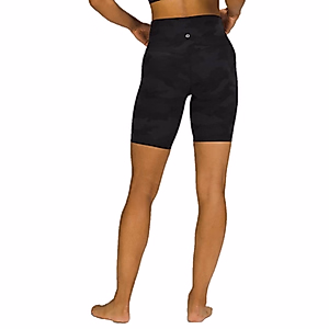 Lululemon Athletica LULULEMON Align High-Rise Short 8In (Black Camo (8In), 16)