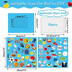 chiazllta 30 Packs Summer Unicorn Picture Frame Craft Kits Magic Unicorn DIY Craft Art Party Favor Home Game Activities