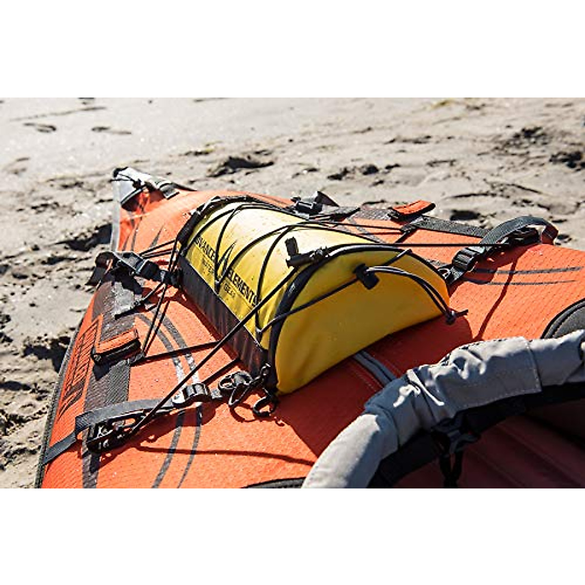 Advanced Elements QuickDraw Deck Bag - AE3501 Kayak Storage Drybag - Universal fit Kayak Storage - 7 Liters - Yellow