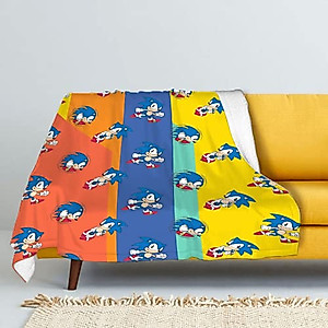 Cartoon Fleece Blanket Super Soft Cozy Throw Blanket, Lightweight Fuzzy Comfy Textured Flannel Blanket Winter Warm Plush Throw Blankets for Couch, Sofa, Bed (Style 3, 50 x 40 inches)