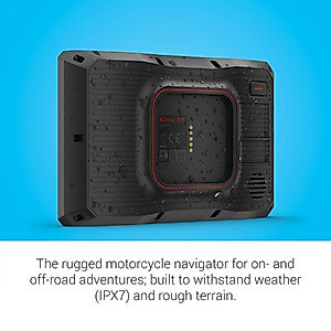 Garmin zūmo XT, All-Terrain Motorcycle GPS Navigation Device, 5.5-inch Ultrabright and Rain-Resistant Display (Renewed)