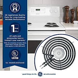 GE & HOTPOINT ELECTRIC RANGE BURNER ELEMENT SENSI-TEMP COIL - 8”