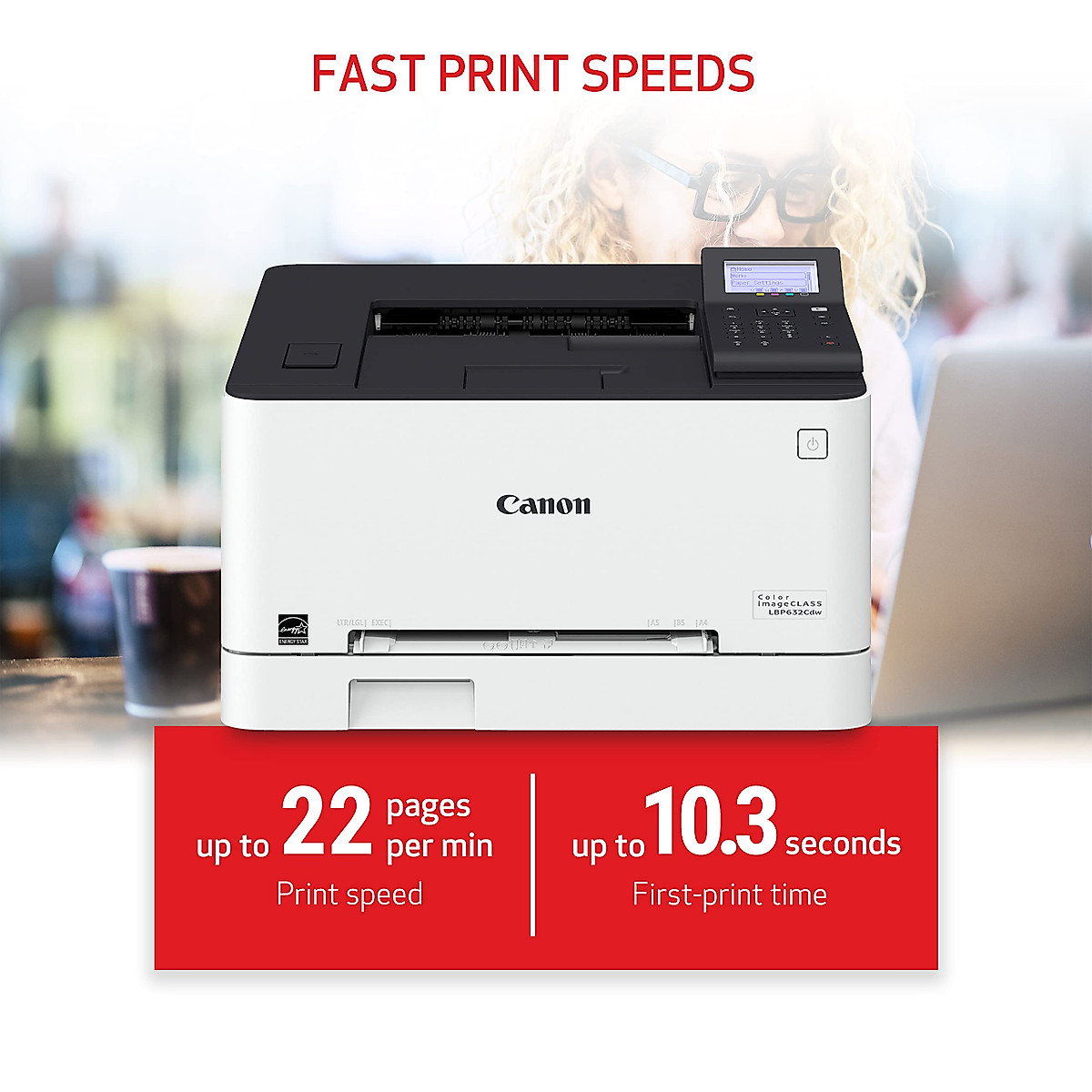 Canon Color imageCLASS LBP632Cdw - Wireless, Duplex, Mobile-Ready Laser Printer