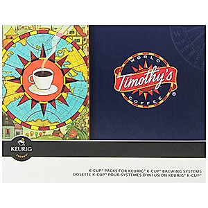 Timothy's World Coffee Rainforest Espresso K-Cup, 24 Count (Pack of 2)