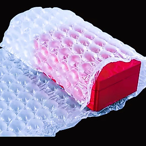 Welcoming Hands Heavy duty Cushioning Bubble Wrap for Moving & Shipping- Dual Side Bubble Cushion, 50 FT Bubble Packing Wrap for Maximum Protection -Bubble Roll Moving Supplies, Perforated at 12 IN