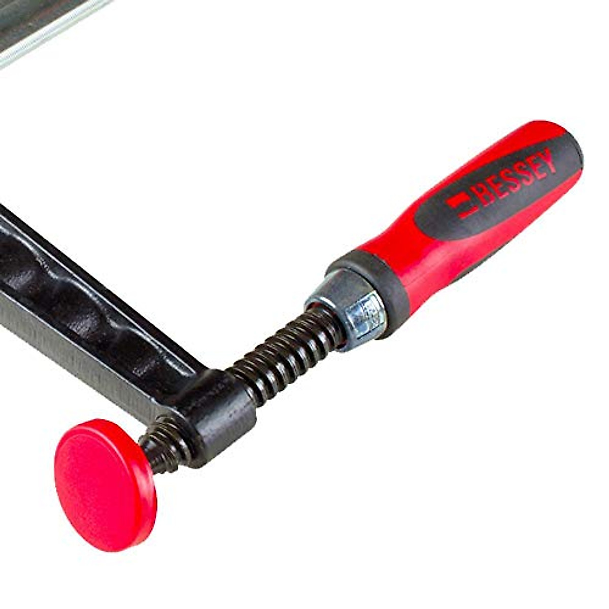 BESSEY TG7.048+2K Clamp, woodworking, F-style, 2K handle, replaceable pads, 7 In. x 48 In., 1320 lb