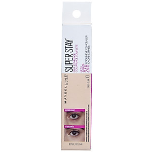 Maybelline New York Super Stay Super Stay Full Coverage, Brightening, Long Lasting, Under-eye Concealer Liquid Makeup For Up To 24H Wear, With Paddle Applicator, Fair, 0.23 fl. oz.